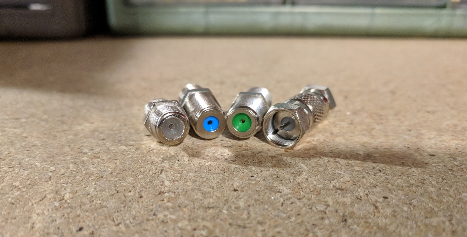 Barrel connectors for coax cables: Does the rating make a difference?
