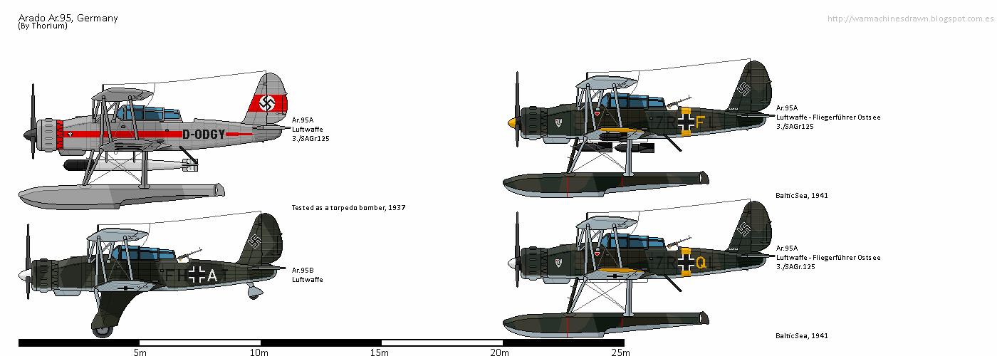 War Machines Drawn: Arado Ar.95 - German Users