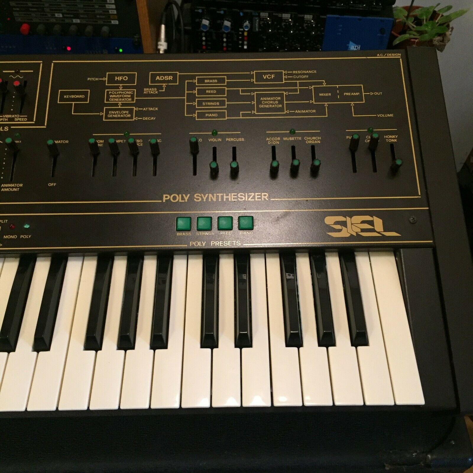 MATRIXSYNTH: Siel Cruise Vintage Italian Synth (aka Sequential Circuits ...