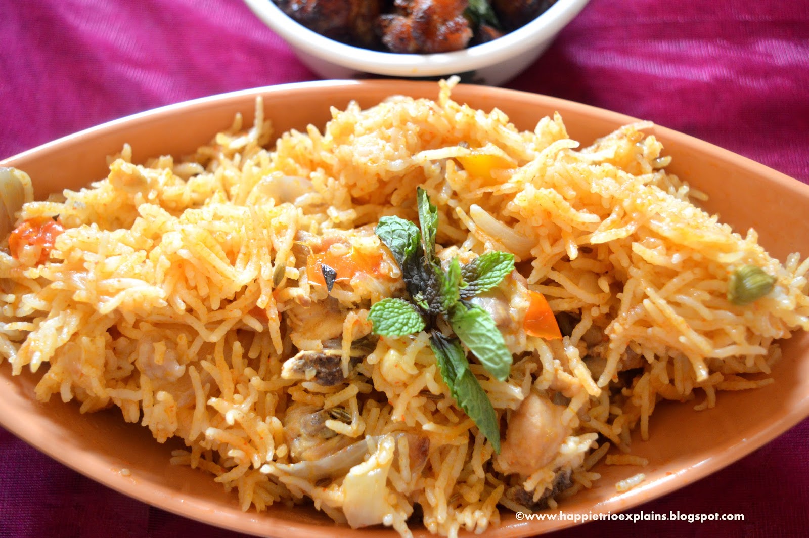 Chicken Pulao ~ The Happie Friends