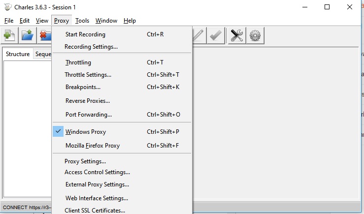 Tutorial programming: How - Use Charles Proxy (Web Browser)