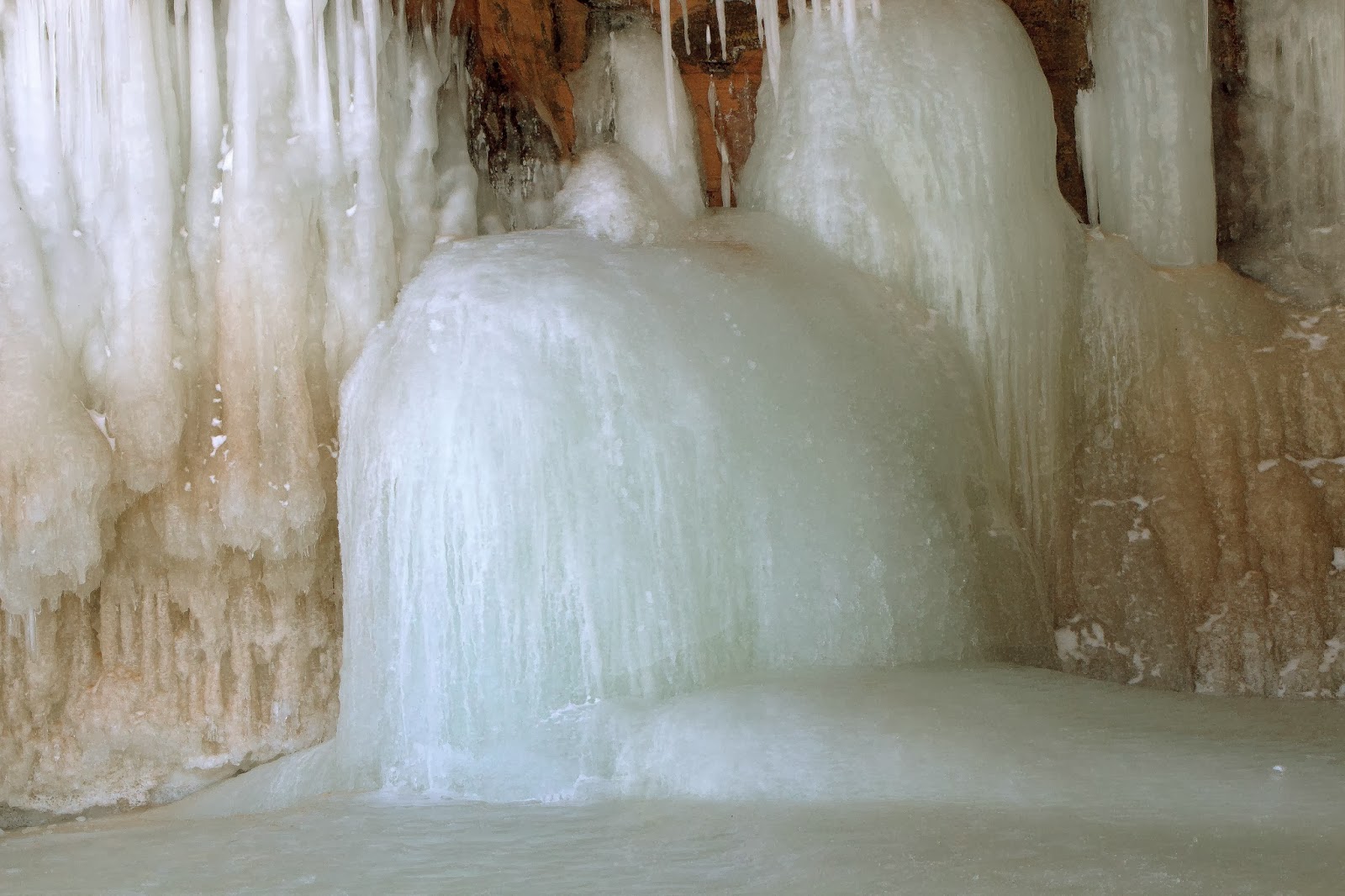 Howard-O: Just back from the Superior Ice Caves near Cornucopia, WI ...