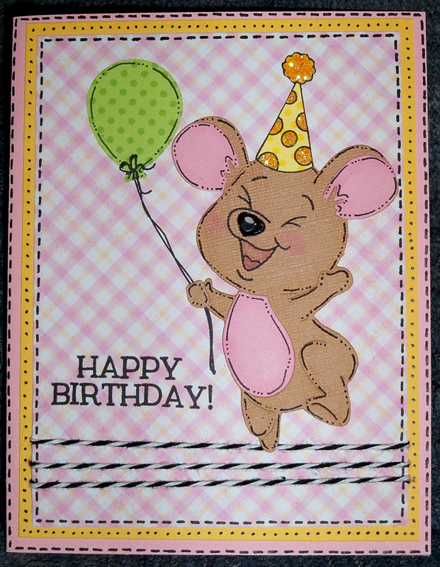 Glora's Crafts: Happy Birthday Mouse!
