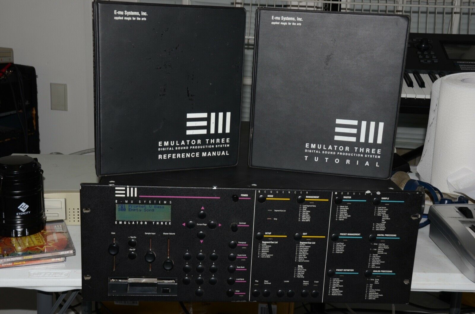 MATRIXSYNTH: Emu Emulator III SN 1290697 w/ Extras