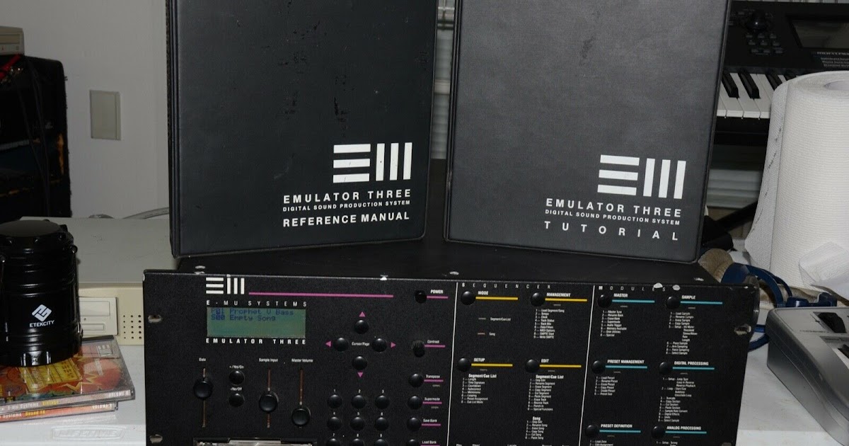 MATRIXSYNTH: Emu Emulator III SN 1290697 w/ Extras
