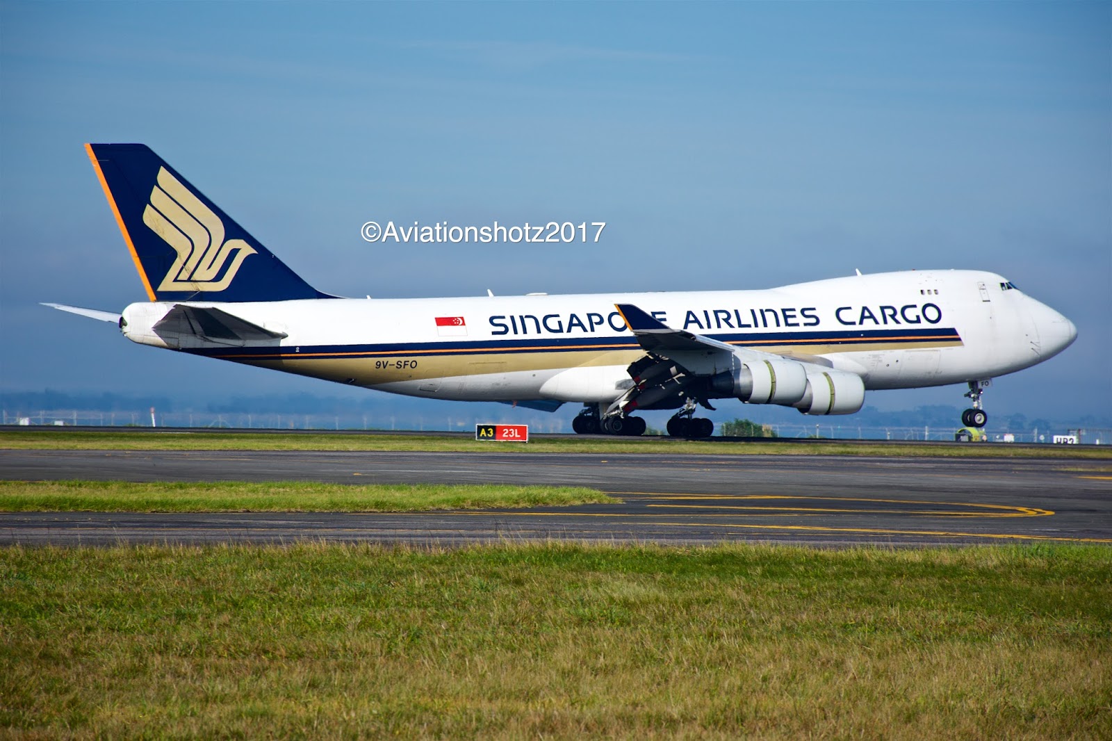 Aviationshotz: Singapore Airlines Cargo B747-400F, 9V-SFO