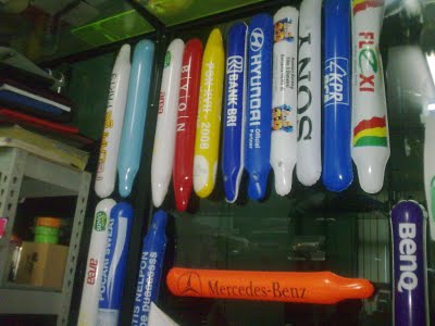 BALON TEPUK , BALON PRODUK ,DAN BALON GANTUNG