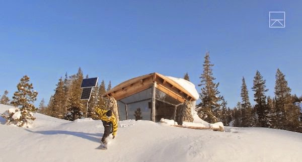 Snowboarder’s Unbelievable Tiny House On Top Of Mountain - Snow ...