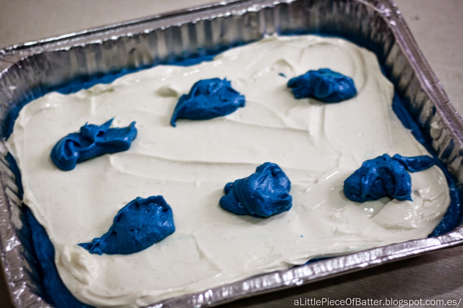 A Little Piece of Batter: Blue Velvet Cheesecake Brownies