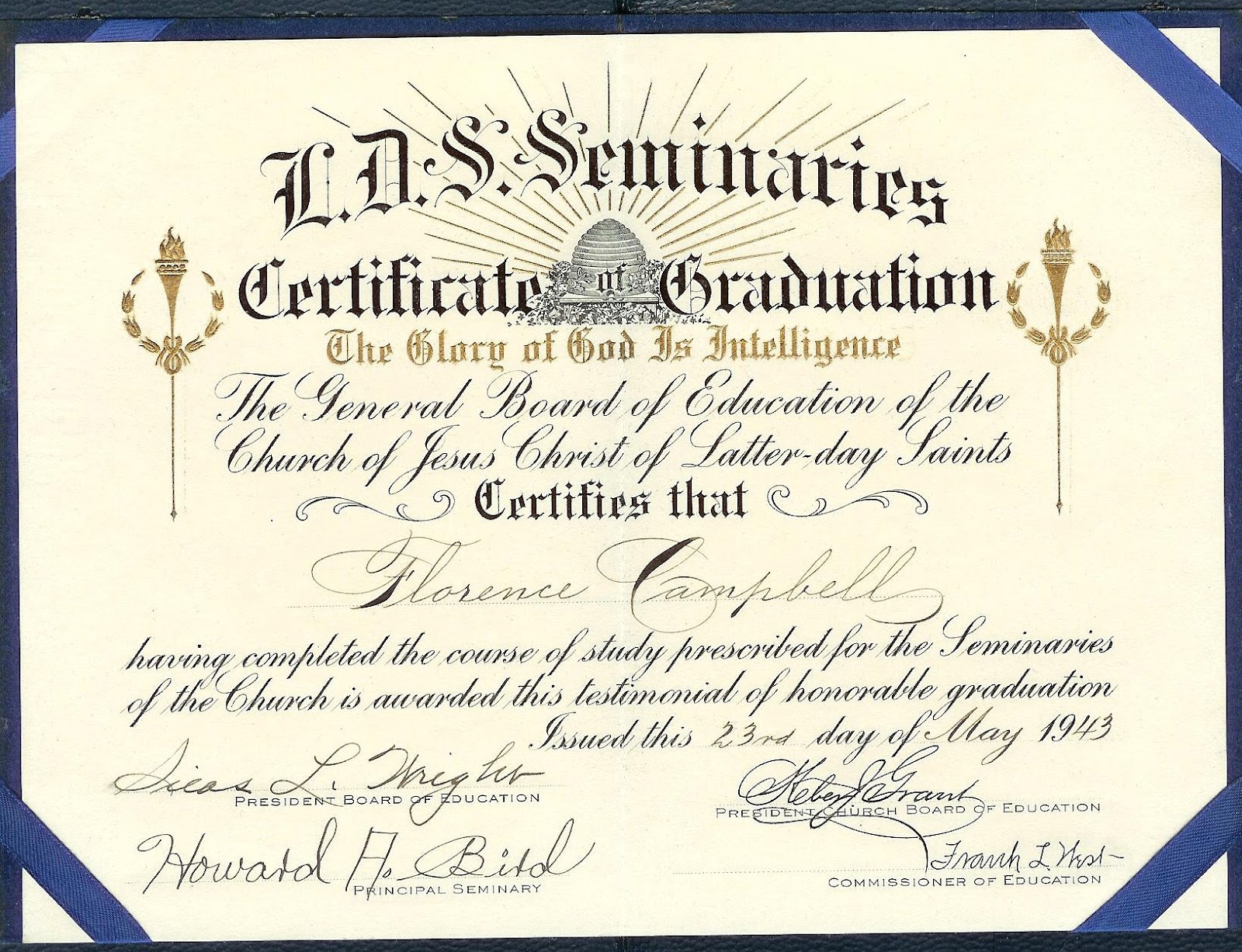 Remembering Generations Past: Florence Eleanora Campbell Matthews