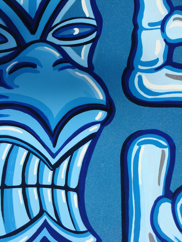 The World of JEK: Latest Hand-Lettered JEK Custom Signs Tiki Sign Panel