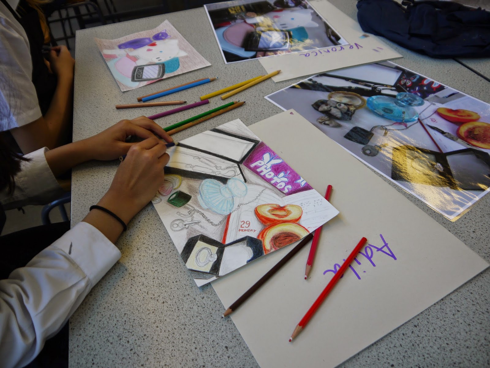 HCACP Art Department : Through the studio window...Year 10 Safely ...