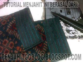 cara membuat variasi jahitan benang timbul atau benang stik - Jahitpedia