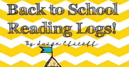 Classroom Freebies Too: Back to School Reading Logs!