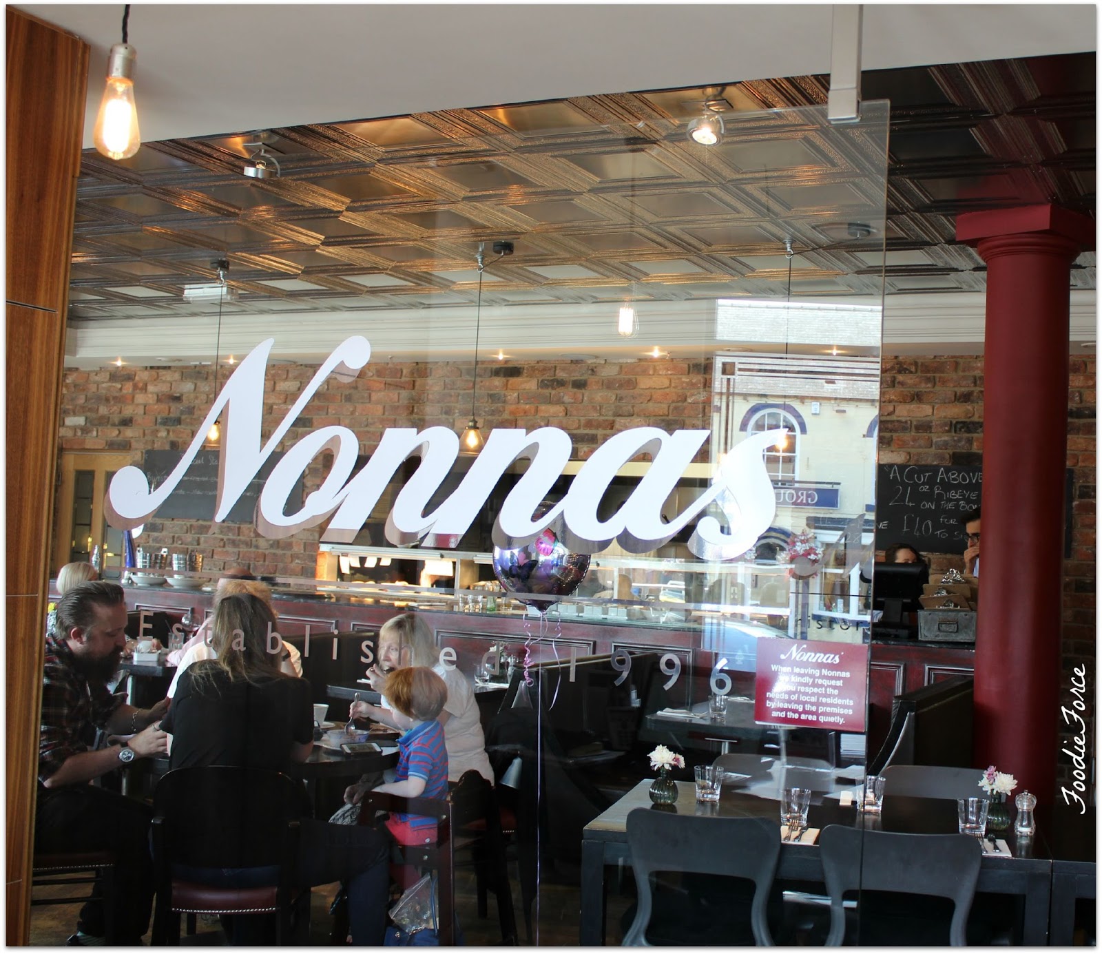 Foodie Force: Nonnas Restaurant Chesterfield