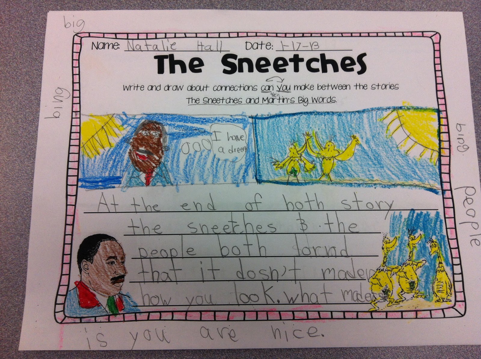 Literacy Week and MLK - The Curious Catfish