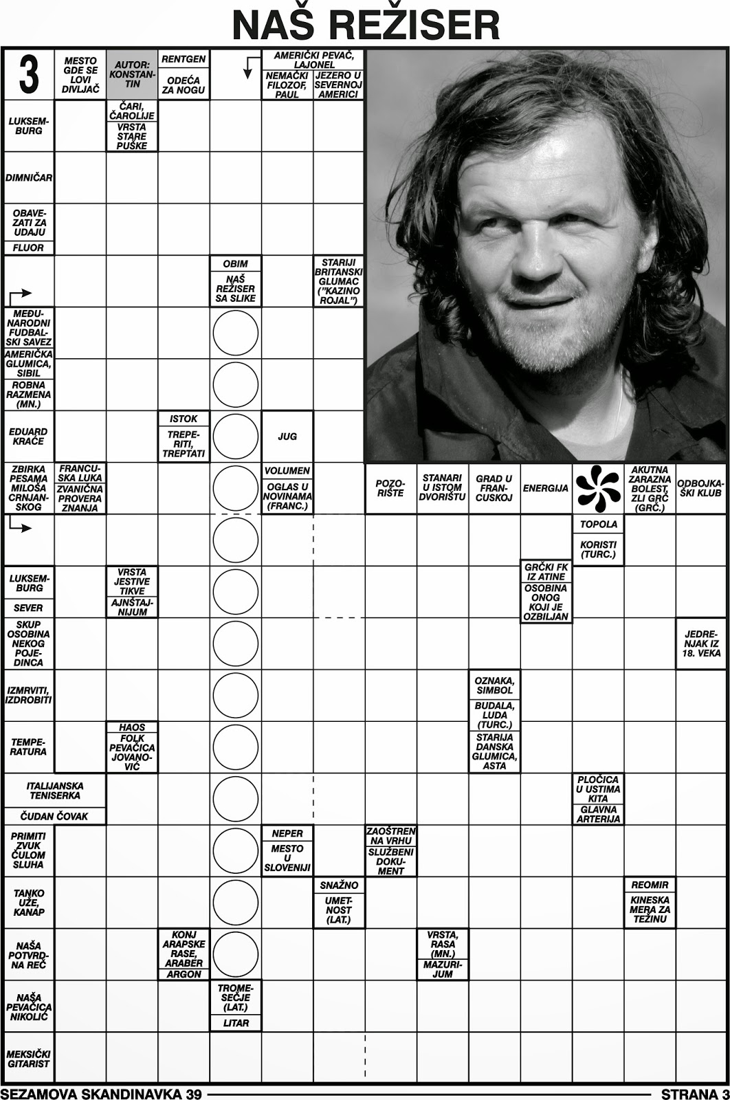 SRPSKA ENIGMATIKA : TRI SKANDINAVKE SAŠE ČOLAKOVIĆA