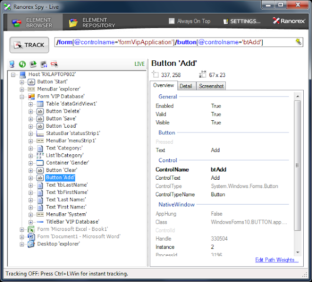 Use Ranorex When Automating Windows Applications