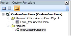 Microsoft Access Tips: Writing Custom Functions for Access VBA
