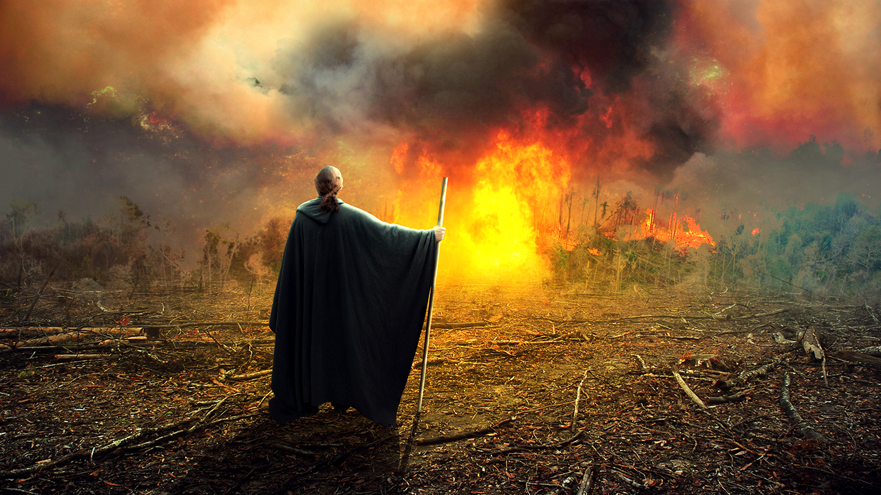 Burning Forest | Photoshop Dramatic Scene Tutorial - zanuara.com