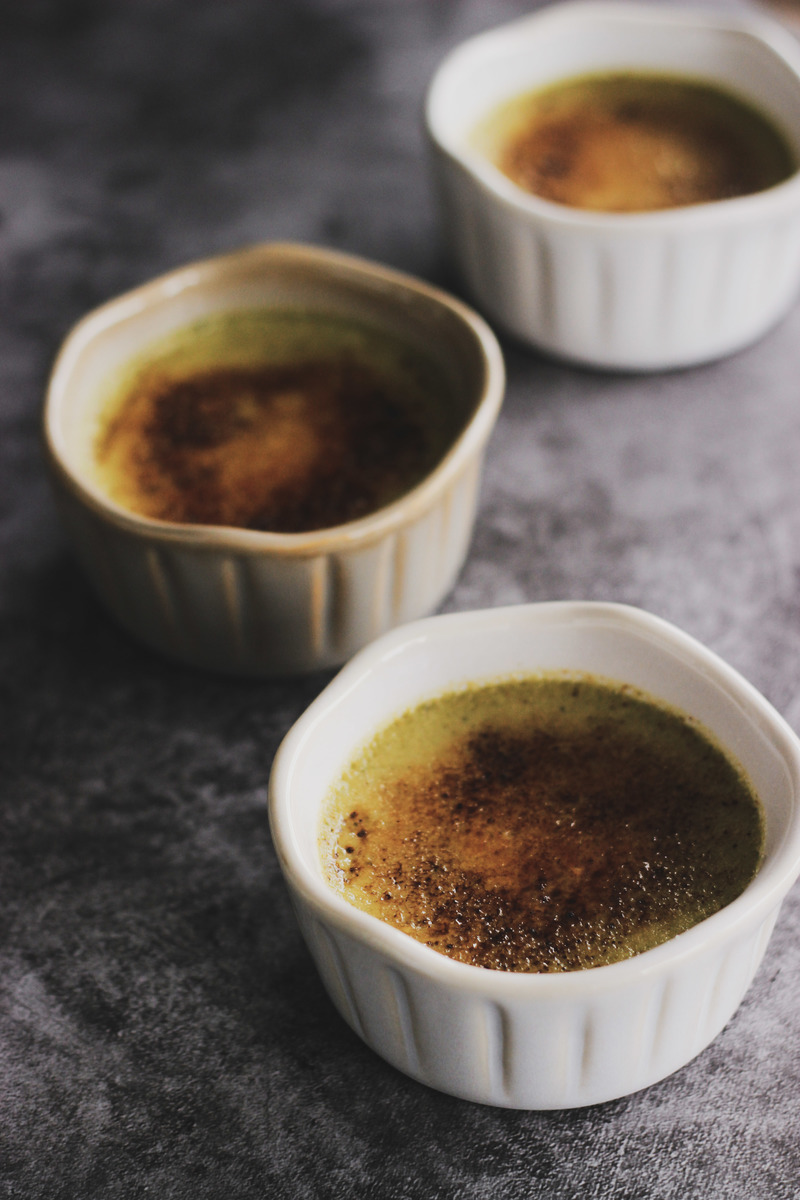 Matcha Creme Brulee - Confessions of a Confectionista