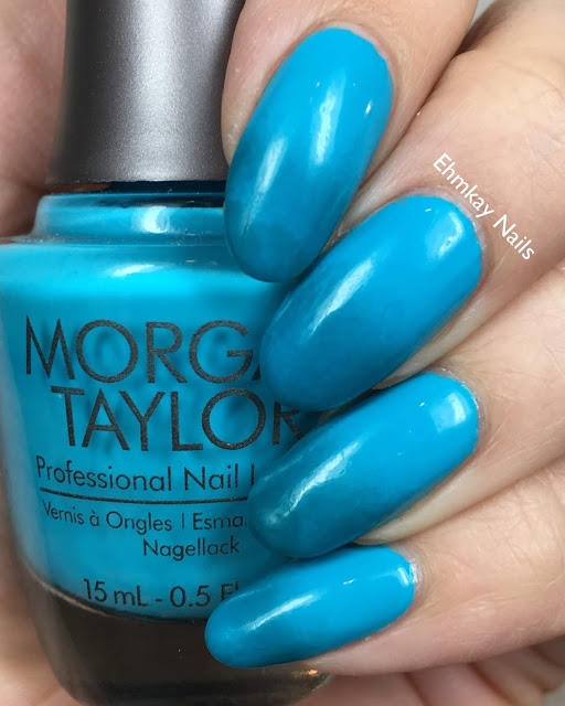 ehmkay nails: Morgan Taylor Neon Blue Gradient