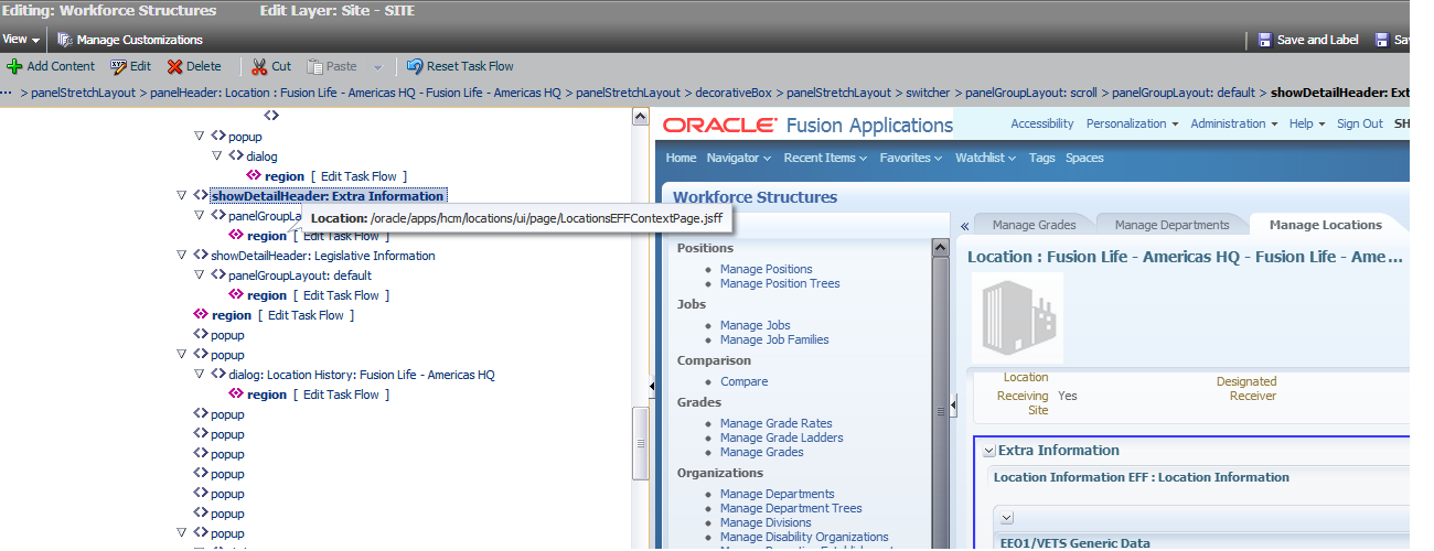 Fusion APPS Quick Start: Fusion Apps New Flexfield -Extensible Flexfields
