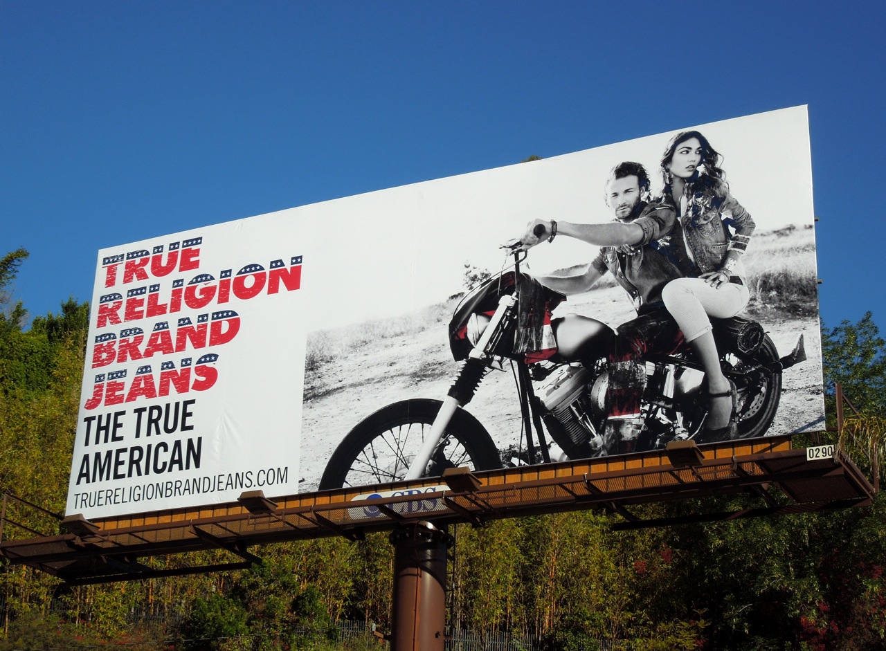 FASHION WEEK: True Religion Brand Jeans billboards... | Road Billboard
