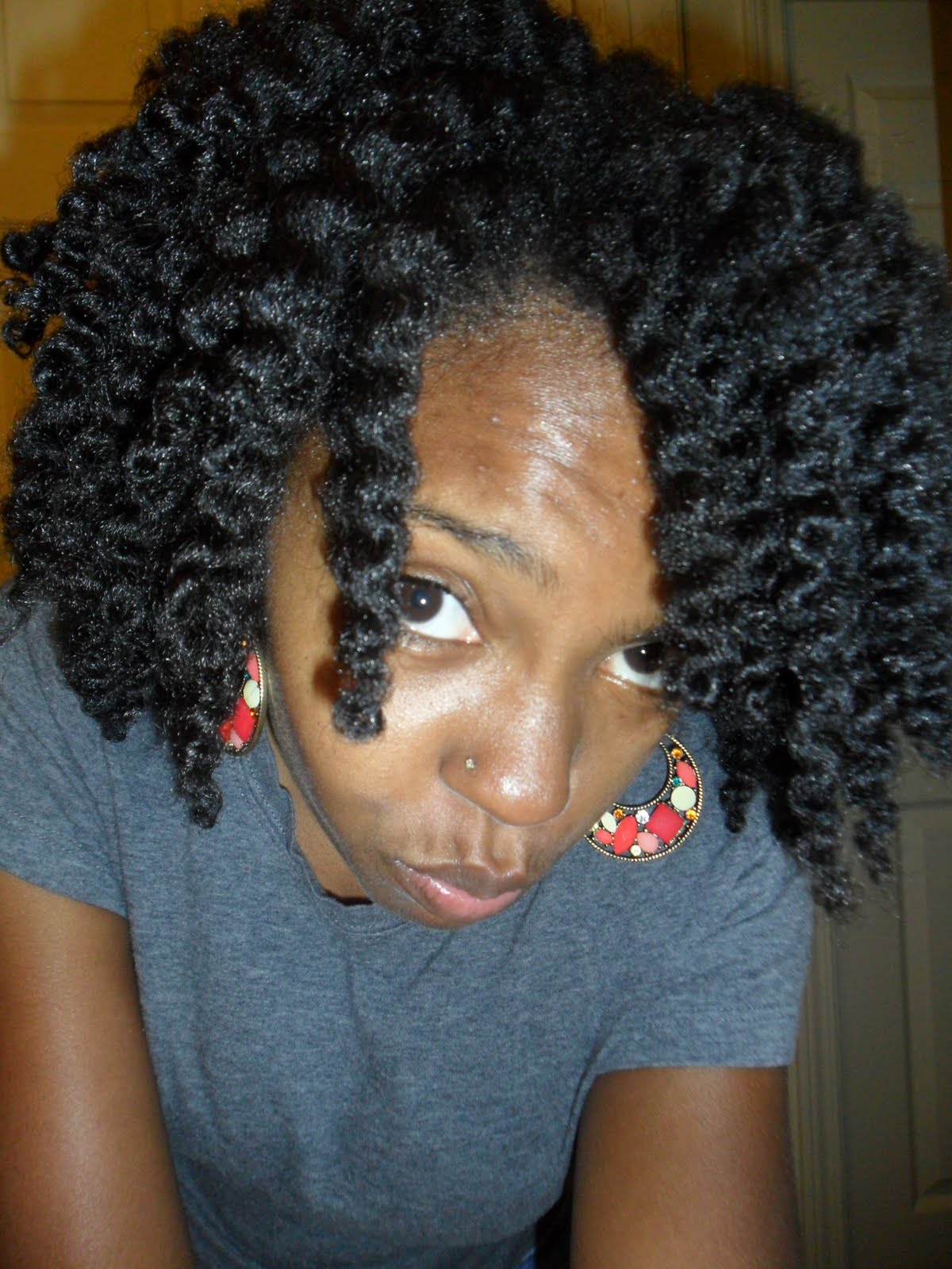 natural products \\ hair \\ & other things.: CHUNKY TWIST OUT.
