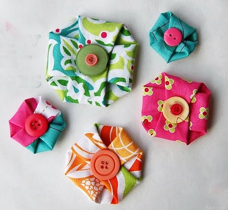 lila365idees: ΑΝΘΗ ΑΠΟ ΥΦΑΣΜΑ ΧΩΡΙΣ ΡΑΨΙΜΟ (FLOWERS BY WITHOUT SEWING ...