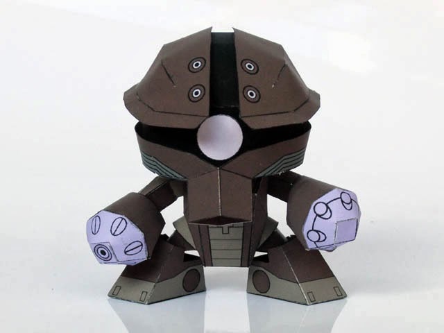 Papercraft Mobile Suit SD MSM-04 Acguy - Papercraft4u | Free ...