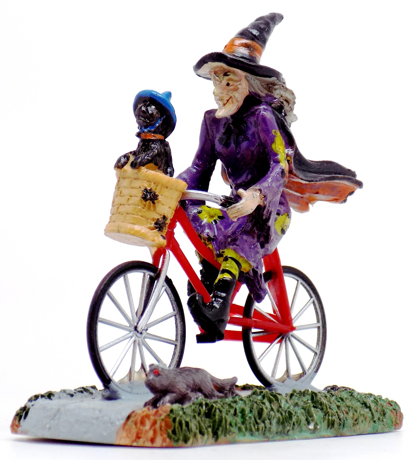Toys and Stuff: Lemax Set#32109 2013 Witch Riding Bike