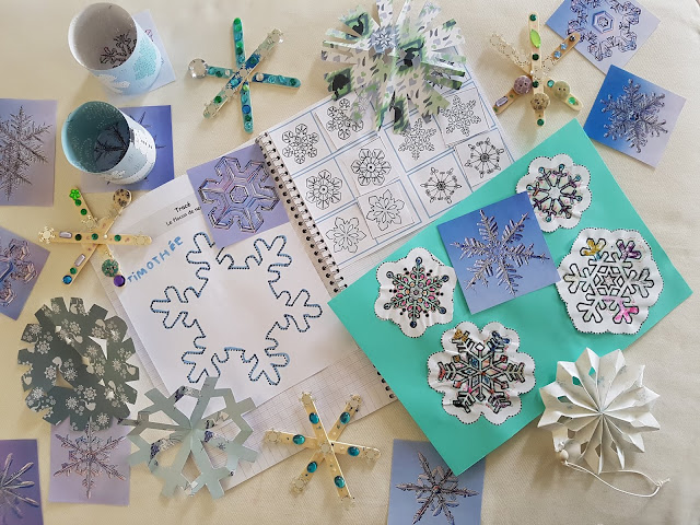 Sous le feuillage: [EXPLORE THE UNIVERSE] : Thème 1 : Flocon de neige ...