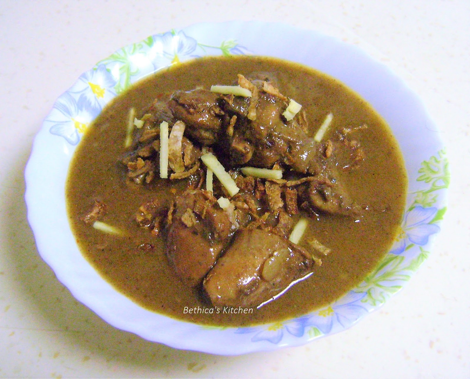 Bethica's Kitchen Flavours: Chicken Nihari / Stew - Pakistani Style