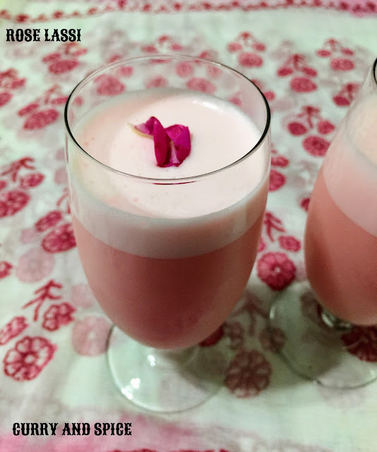 CURRY AND SPICE: ROSE LASSI