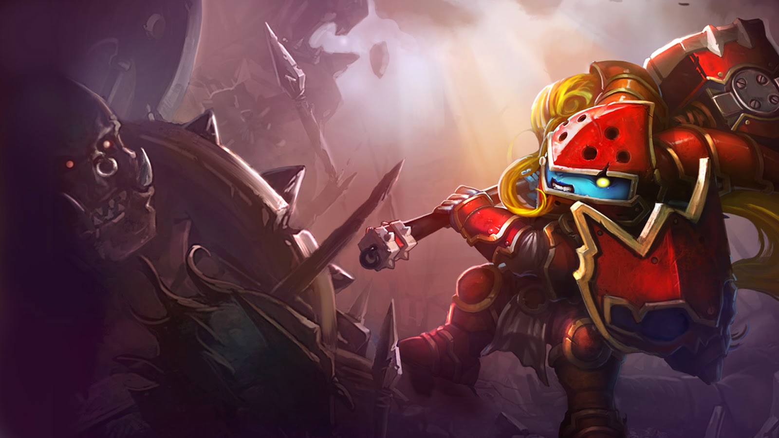 League of Legends: Scarlet Hammer & Noxus Poppy Skin Combo!