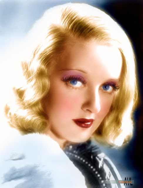 Colors for a Bygone Era: Bette Davis circa 1924-25