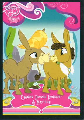 My Little Pony Cranky Doodle Donkey & Matilda Series 1 Trading Card ...