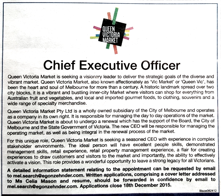 Victraders.com: CEO's Job Ad Surfaces
