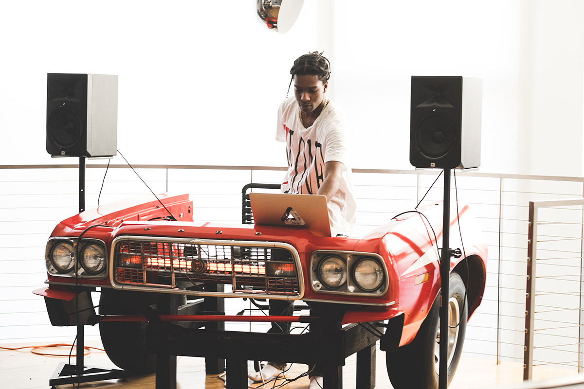 Just A Car Guy: I don't know why he's spinning records from the front ...