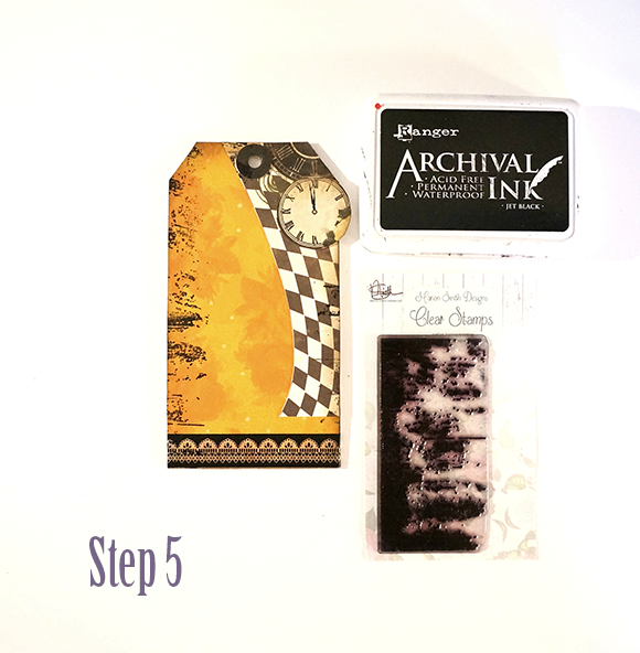 Artisant: How to make a Halloween Tag with MSD by: Aneta