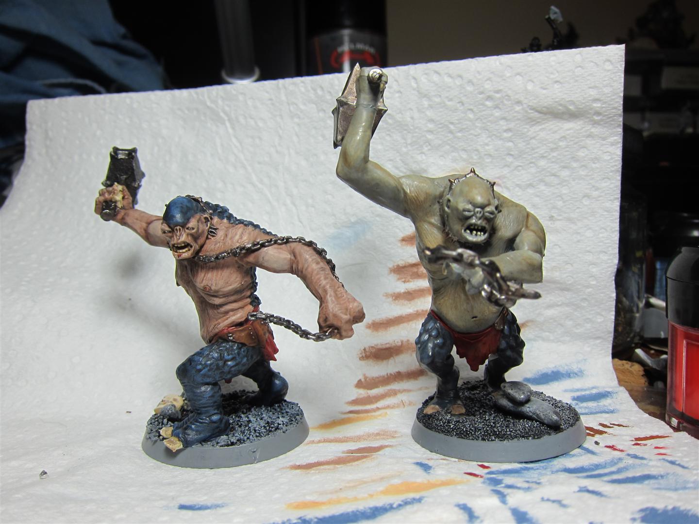 Middle Earth Strategy Battle Game and Warhammer 40k: Cave Troll Done!