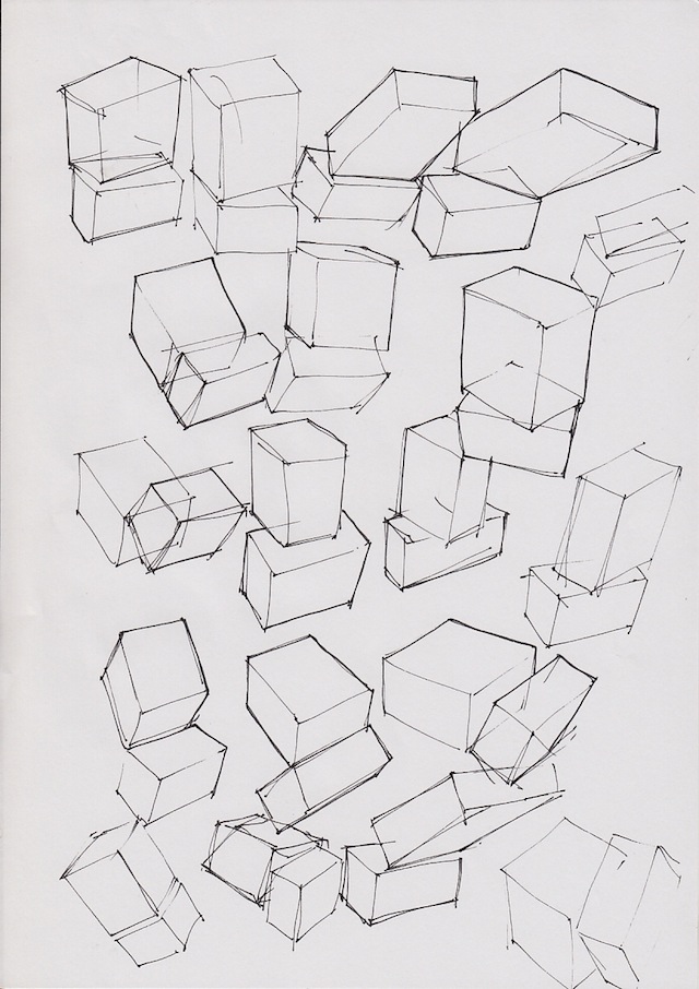 Louis learns to draw: April 2013