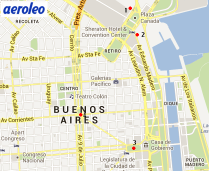 De Ezeiza al centro de Buenos Aires