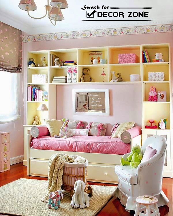 Pink kids bedroom ideas with bathroom | Dolf Krüger