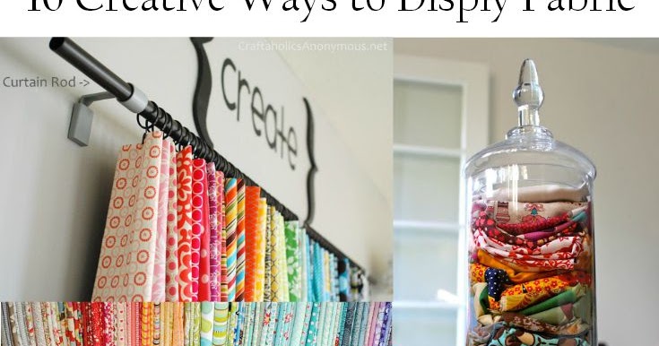 10 Creative Ways to Store Fabric - Home Crafts by Ali