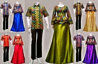 Baju Batik Gamis Modern Songket Prodo - Batik Bagoes Solo