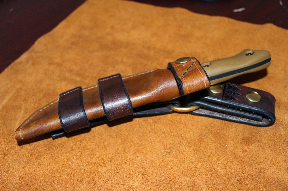 Black Forest Bushcraft: Multi Carry Scout Sheath for a Ka-bar BK16