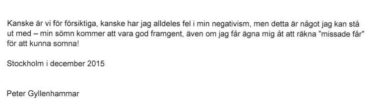 Jordholmen-okonventionell investering: TGS nopec och Peter Gyllenhammar