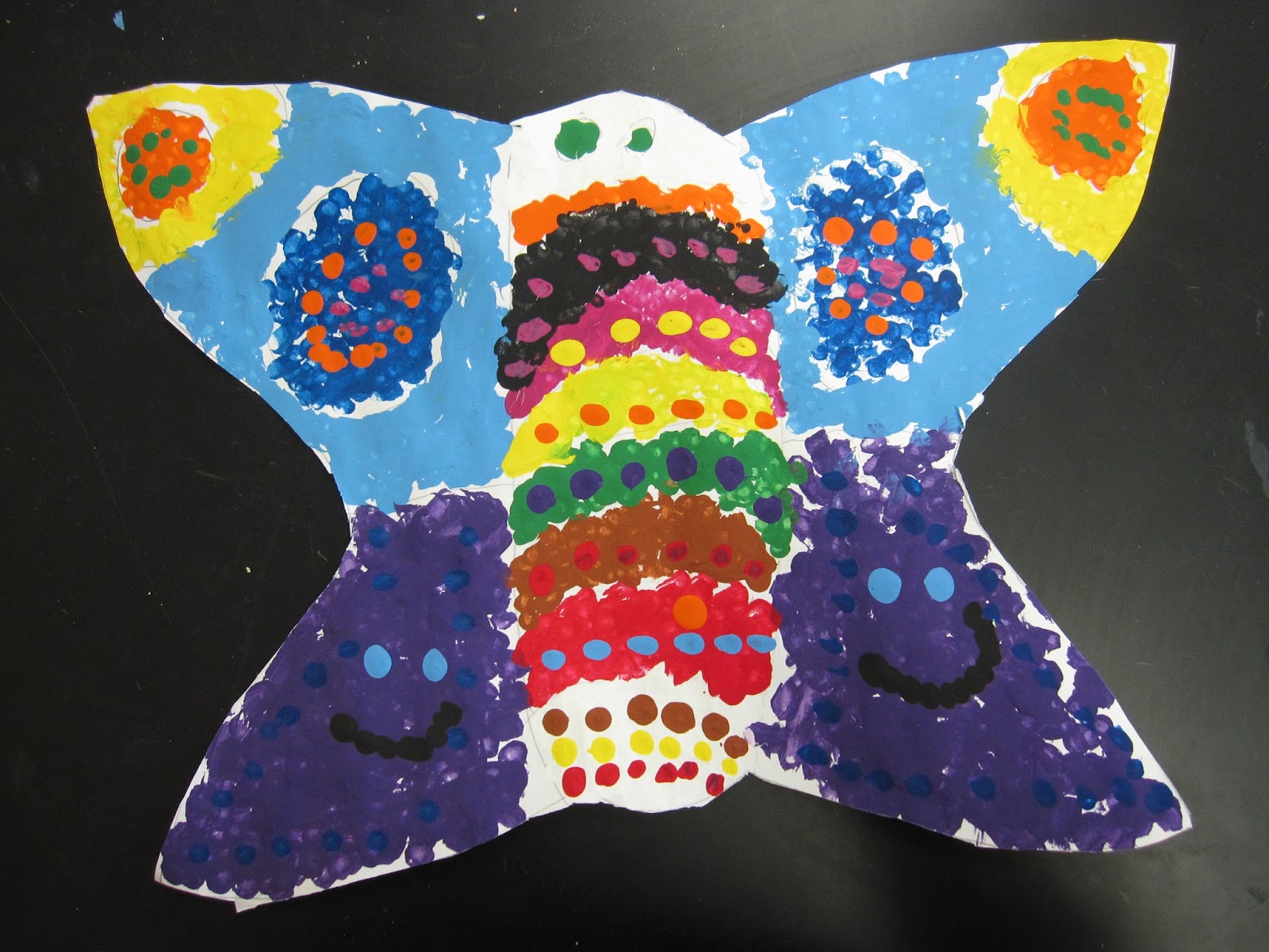 El Sol Art: Pointillism Butterflies